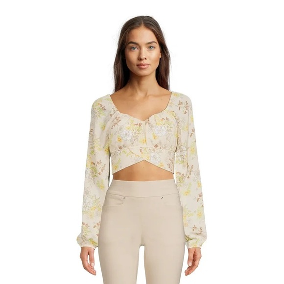Madden Girl | Tops | Nwt Madden Nyc Juniors Boho Floral Cropped Back ...